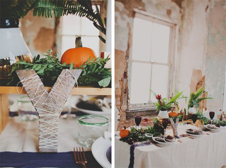 natural table decoration ideas para bodas, weddings - Macarena Gea
