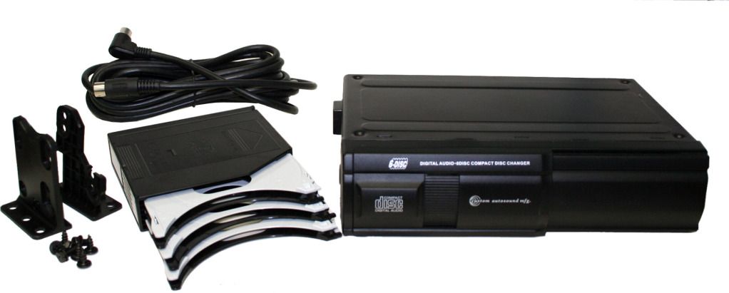 6 Disc CD Changer Player For Custom Autosound USA-630 or USA-66 Radio