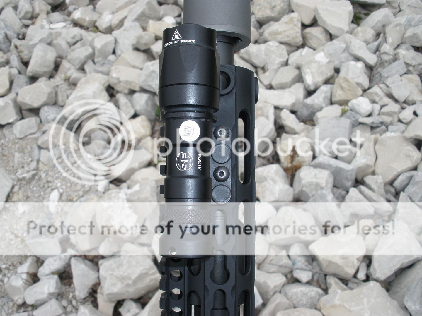 Midwest Industries Keymod Light Mount for Surefire Scout weapon lights