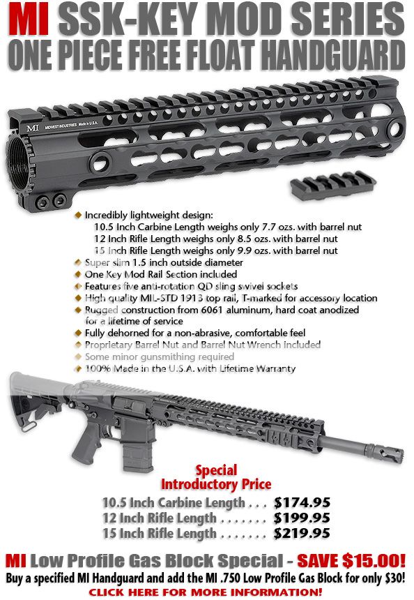 MI-SSK Midwest Industries Gen-2 SS Free Float KeyMod - Page 5 - AR15.COM