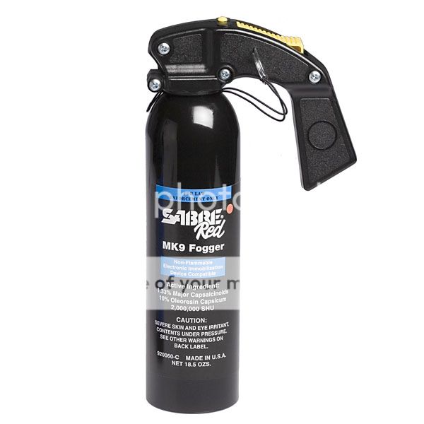 Poderoso Gas Pimienta Sabre Red Mk9 Fogger 18.5 Ozs + Carnet - $ 389. ...