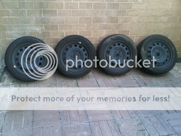 5x112 16" Gloss Black Steelies *Mint* (NY) $350 OBO | VW GTI MKVI Forum ...